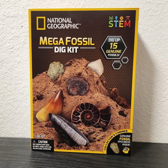 National Geographic | Toys | National Geographic Mega Fossil Dig Kit ...